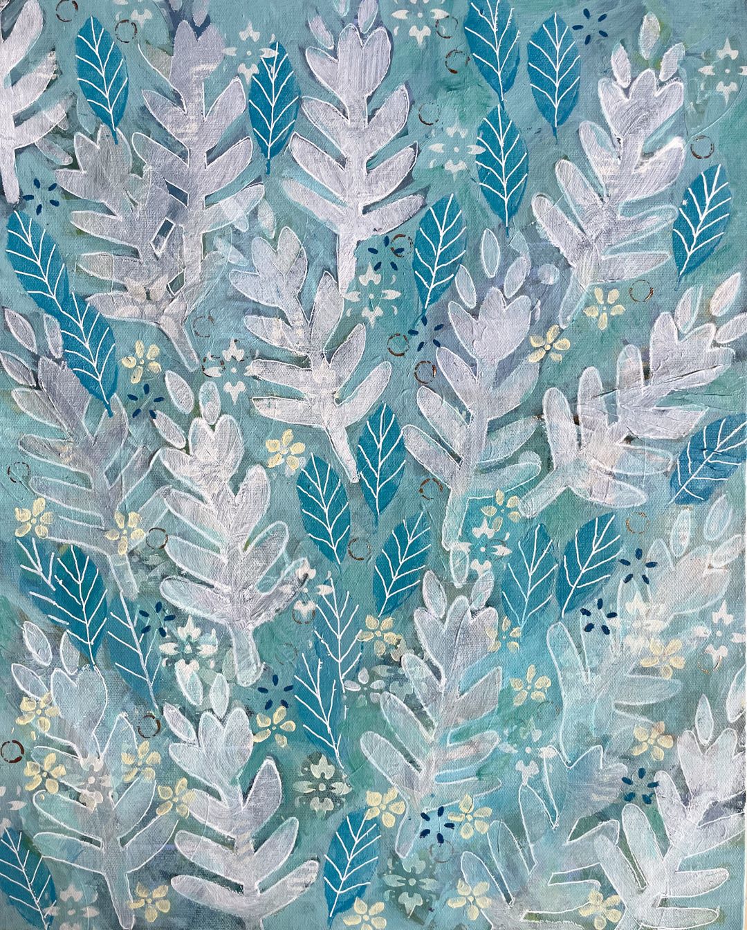 Ascending Aqua – Katie Weaver Art