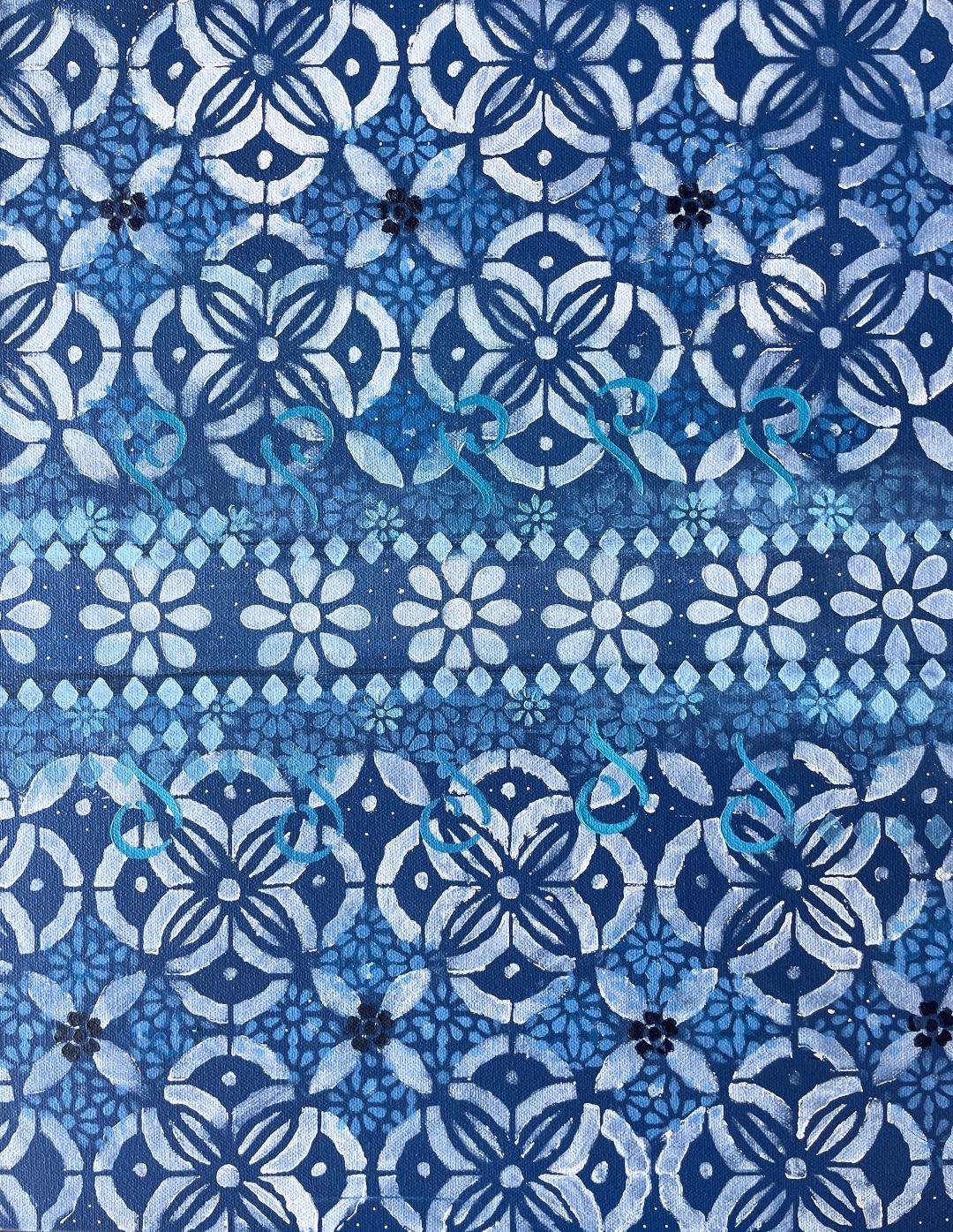 Tiles of Blue – Katie Weaver Art